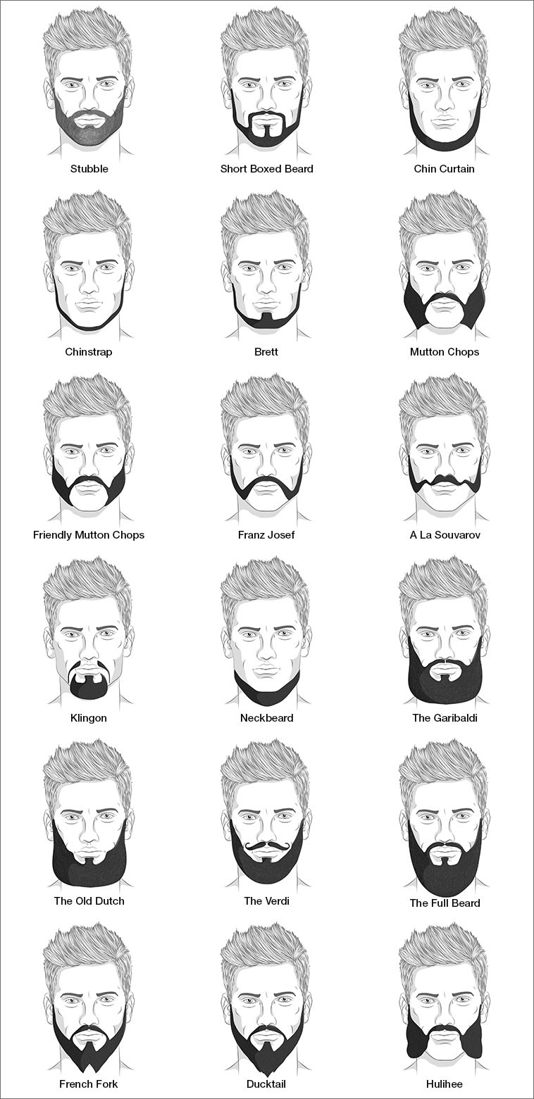 Facial Hair Types Diagram Haircut Names For Men Names Of Haircuts Hot